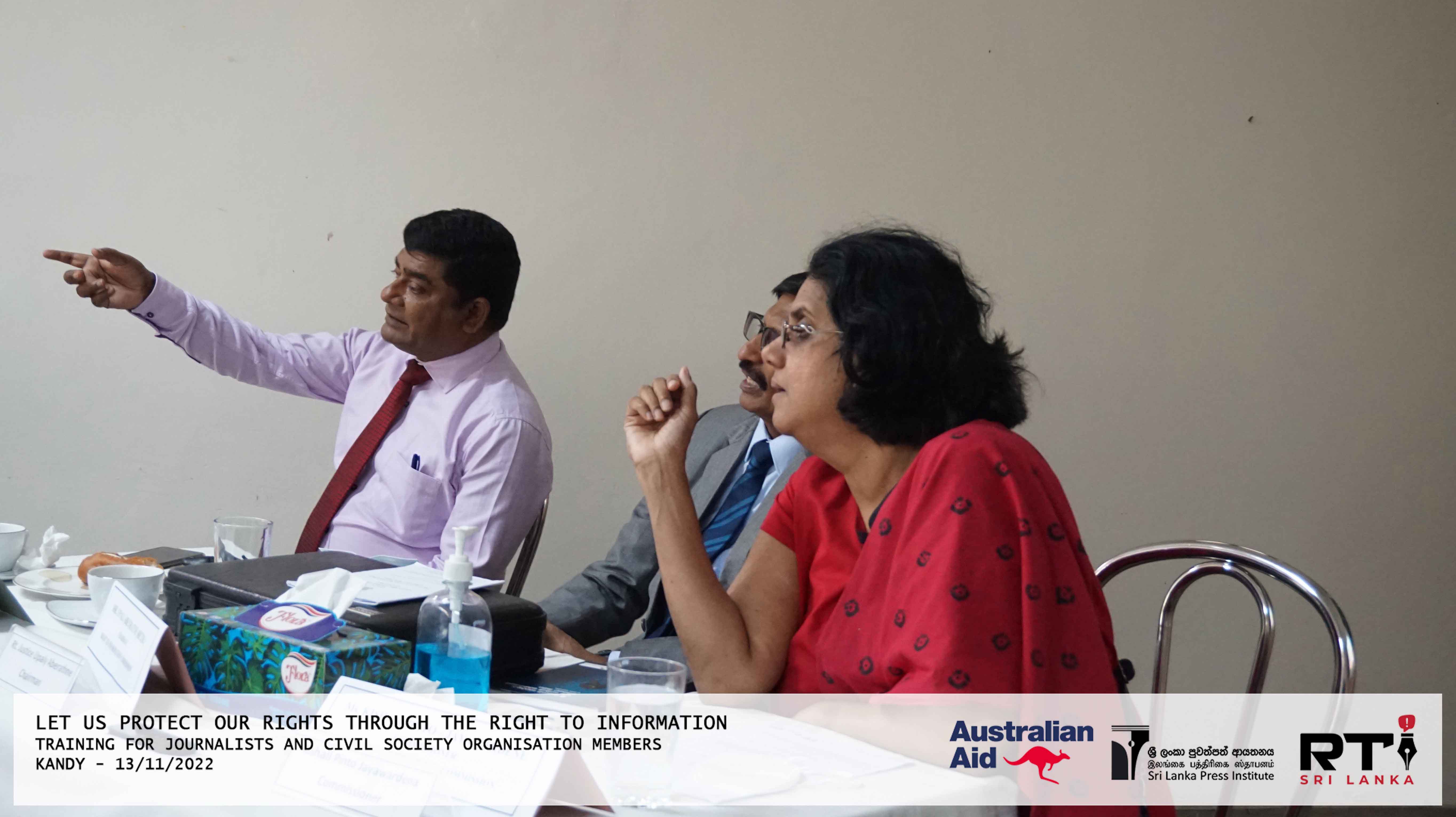 Right to Information Commission of Sri Lanka - Public Sittings at WDC,Kandy