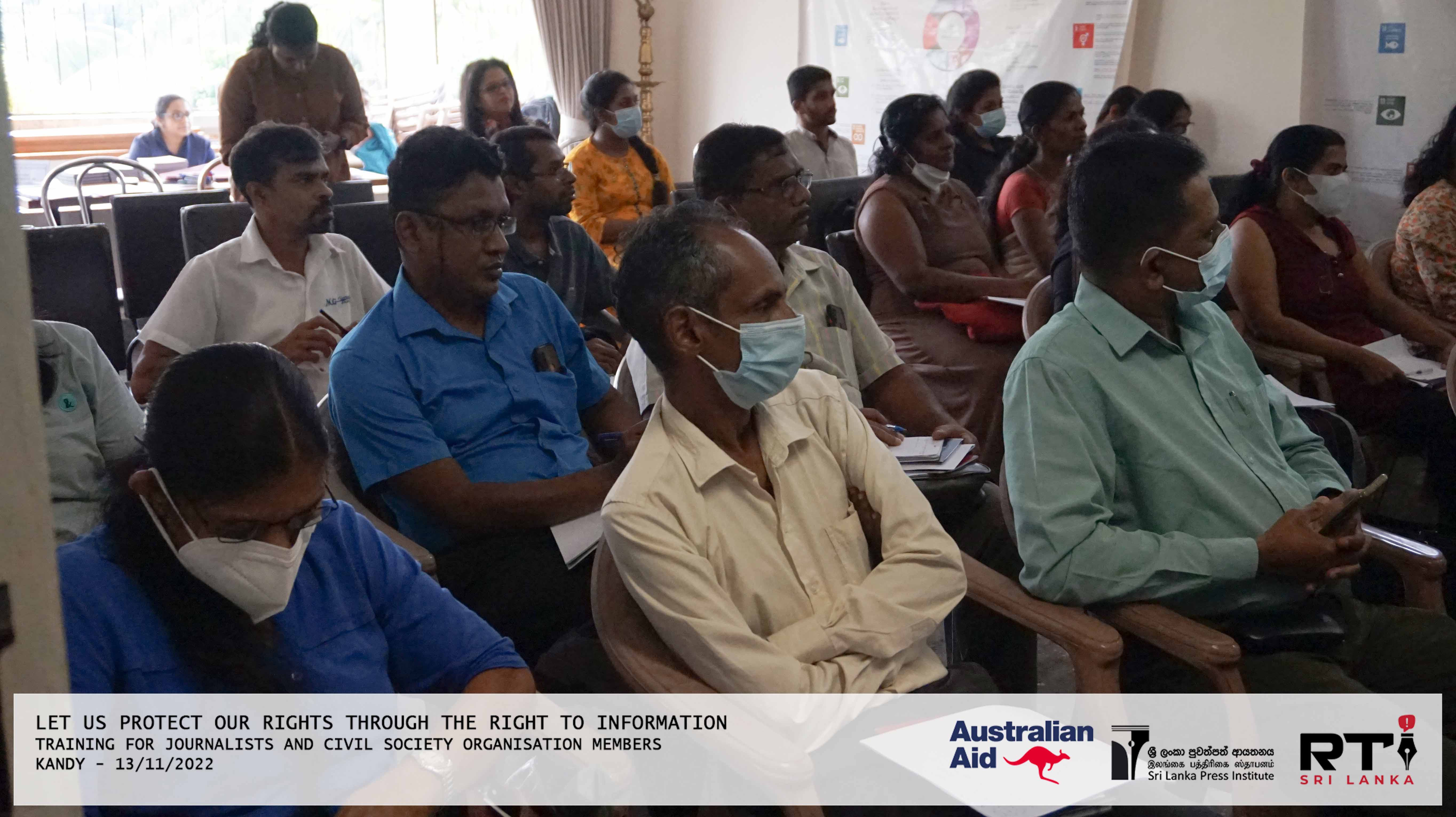 Right to Information Commission of Sri Lanka - Public Sittings at WDC,Kandy